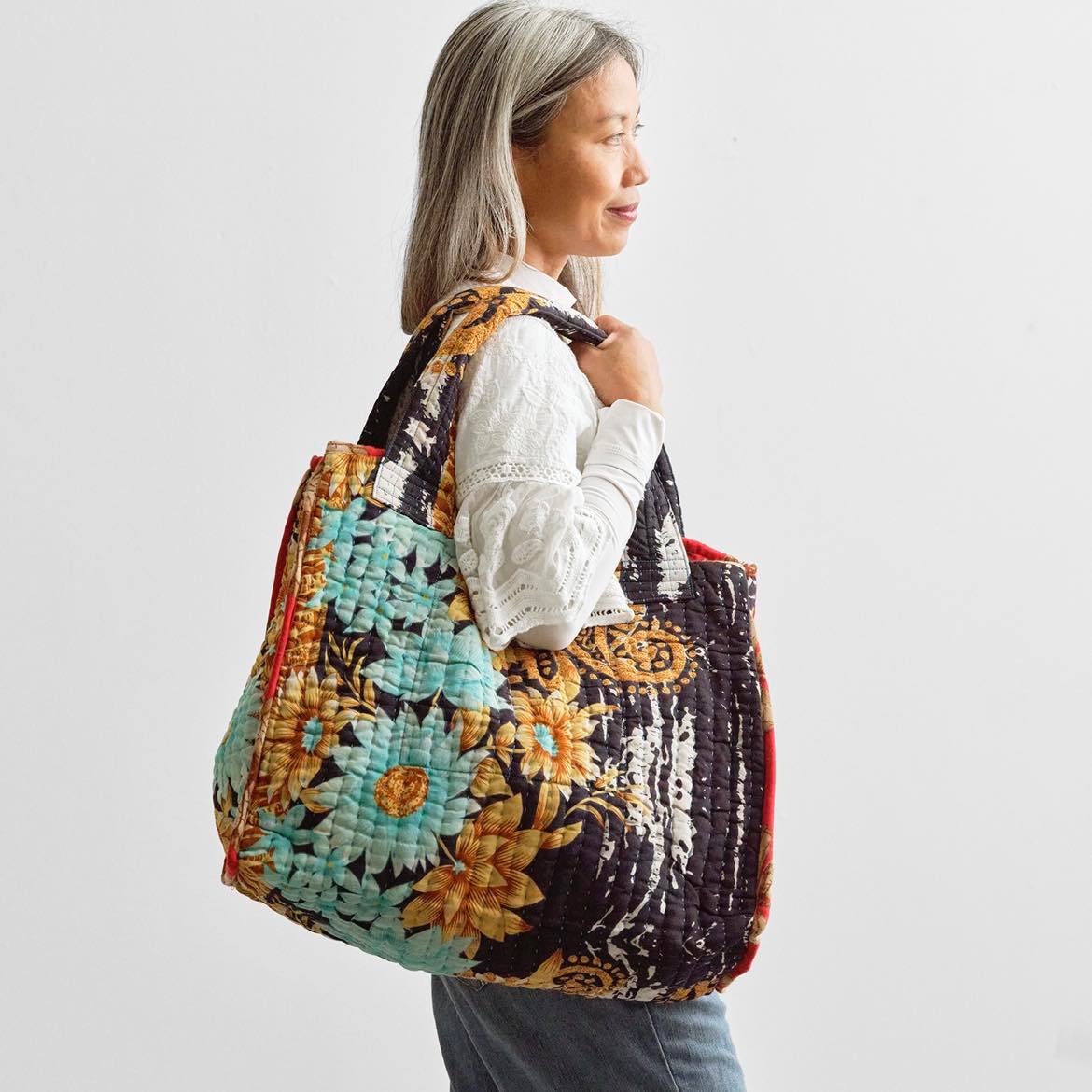 Sari taske - Unikke og håndlavet af kvinder – Manelleh