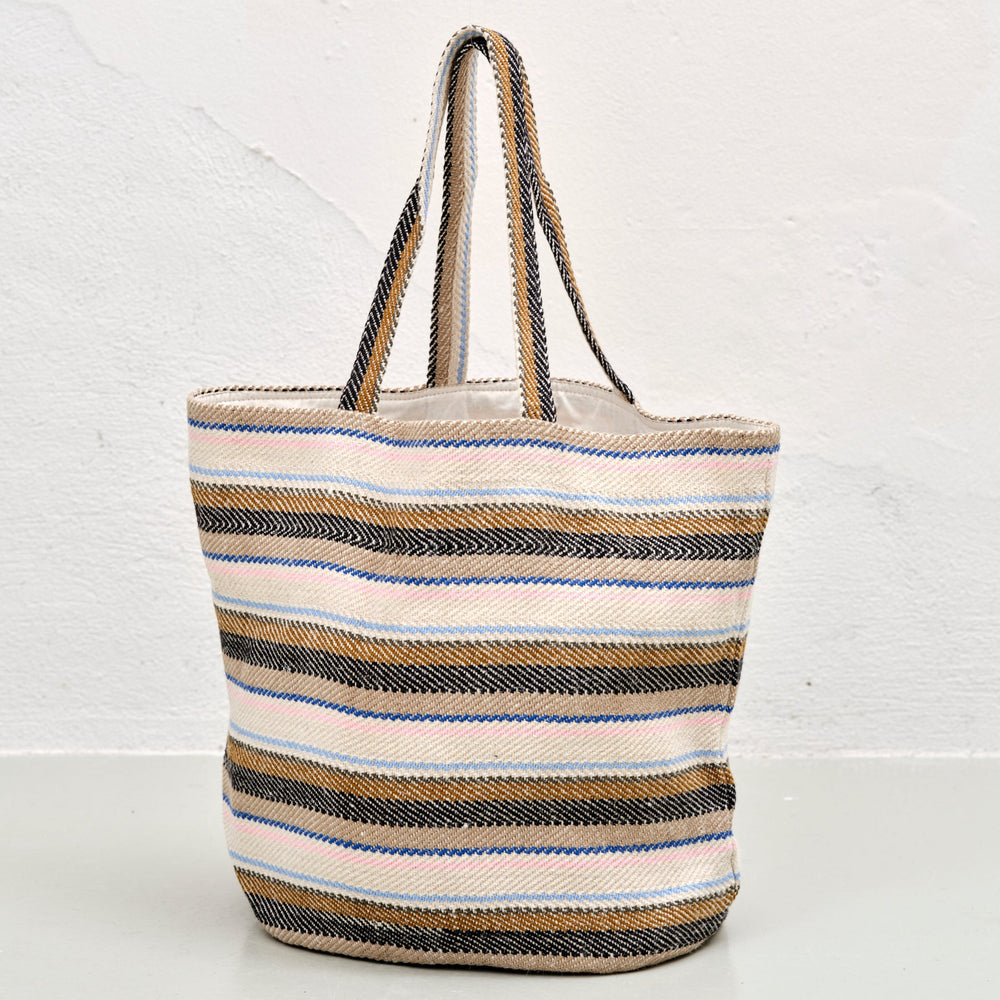 Jute weekendtaske - Håndvævet, farvet og syet af kvinder – Manelleh