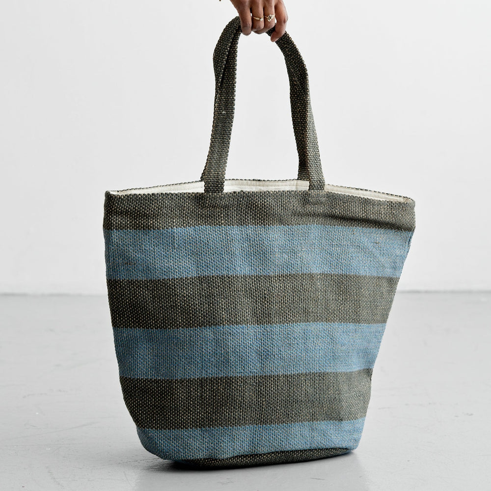 Jute weekendtaske - Håndvævet, farvet og syet af kvinder – Manelleh