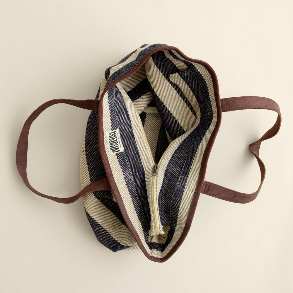 Jute weekendtaske - Håndvævet, farvet og syet af kvinder – Manelleh